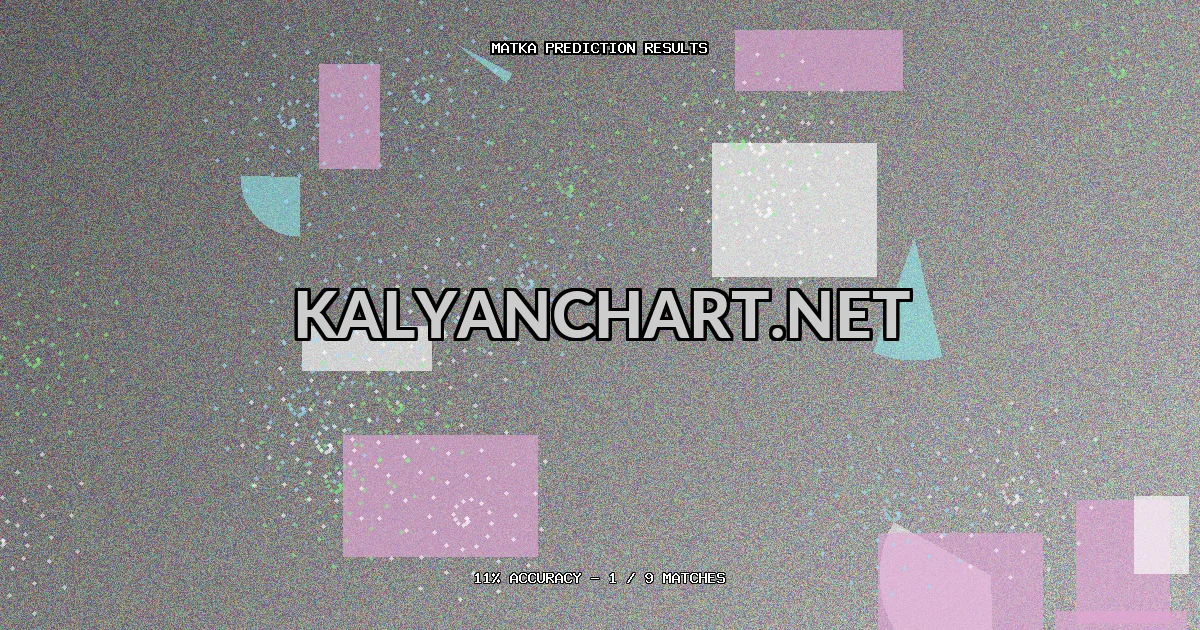 April 24, 2026 Session: Satta Number Today Analysis - Today Matka Result